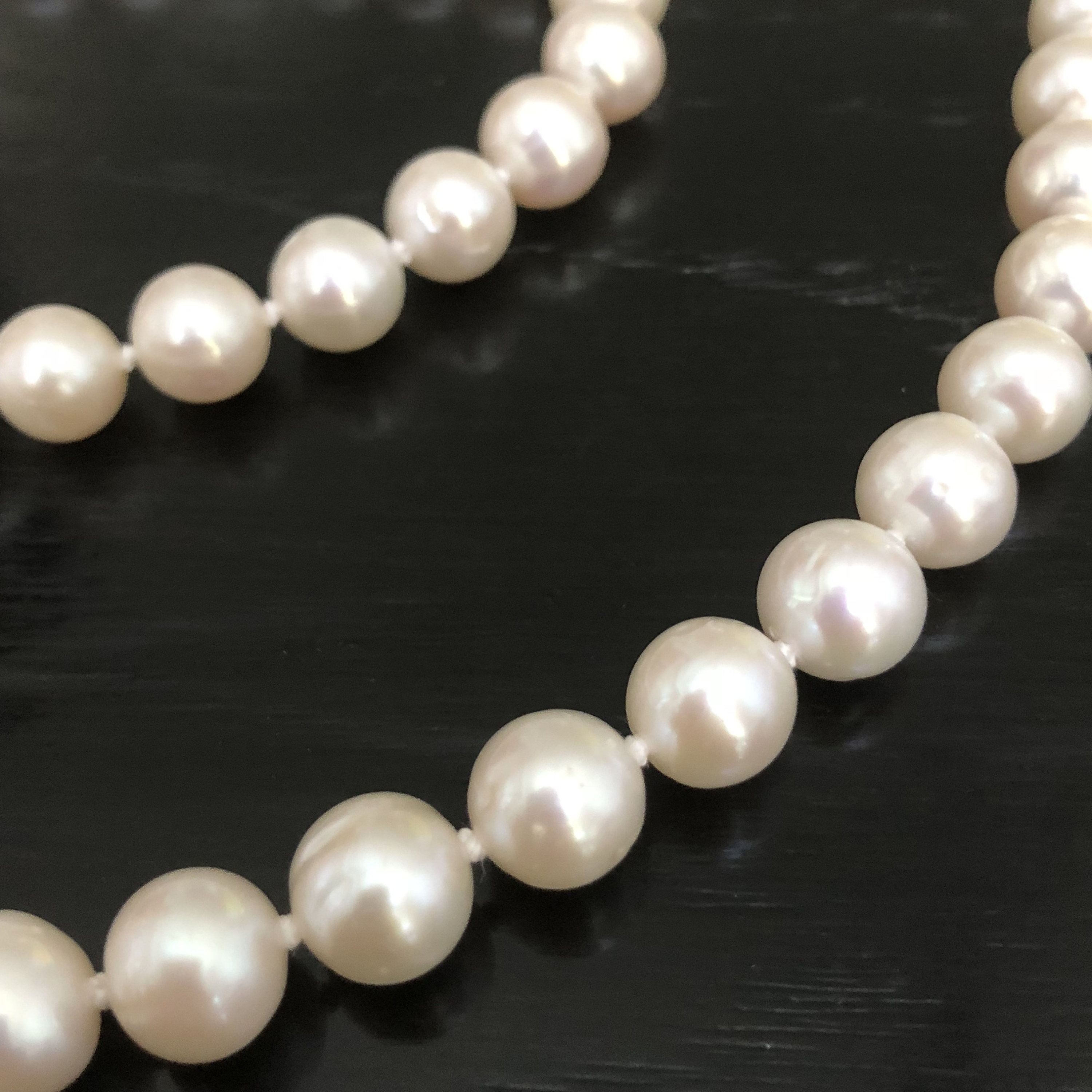 Genuine Single Strand Cultured Freshwater Pearl Necklace | Etsy
