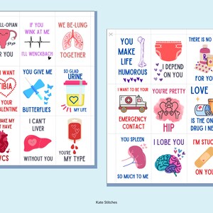 Medical Valentines Printable, Valentines for Doctors, Nurses, Medical ...