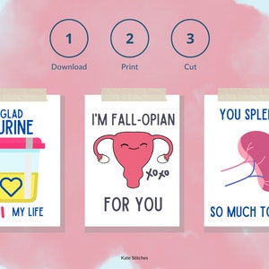 Medical Valentines Printable, Valentines for Doctors, Nurses, Medical ...