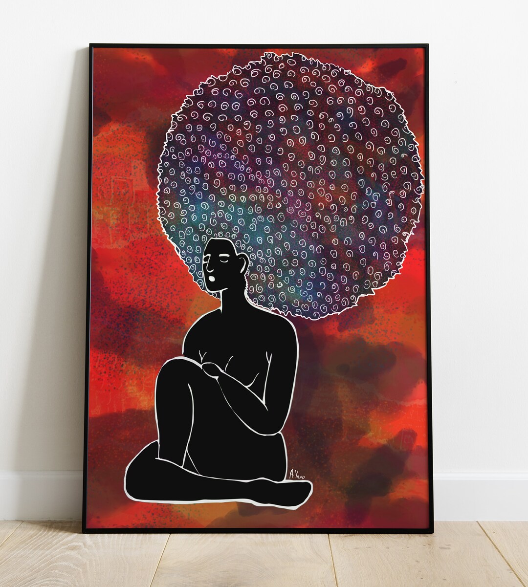 Breathing Art Print Abstract Art Print Illustration Art Print Wall Art ...