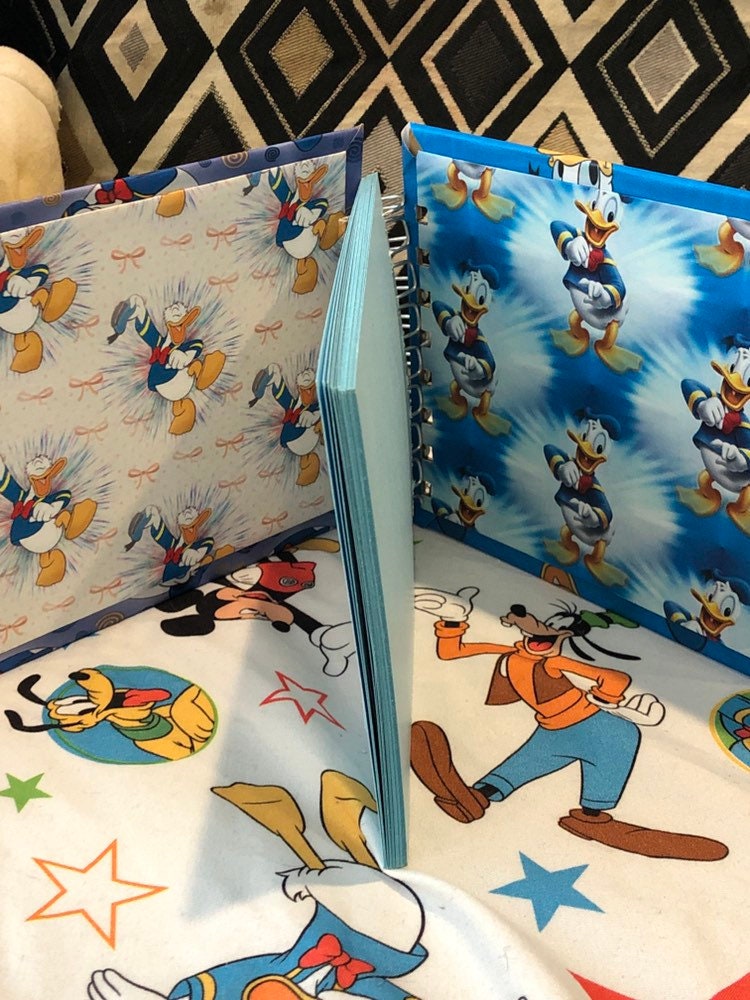 Disney Autograph Book Memory Book Donald Duck Personalized Disney ...