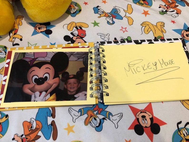 Disney Autograph Book Memory Book Mickey Mouse Personalized Disney ...