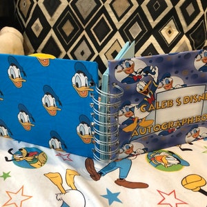 Disney Autograph Book Memory Book Donald Duck Personalized Disney ...