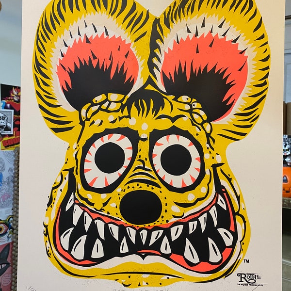 Rat Fink Mask - Etsy