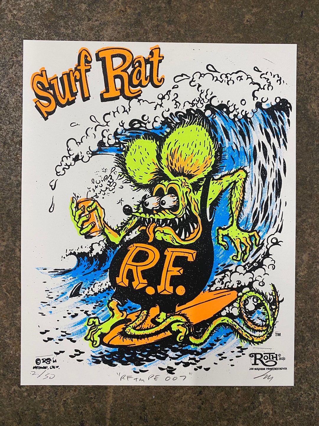 RF TM PE 007 8x10 Surf Rat - Etsy