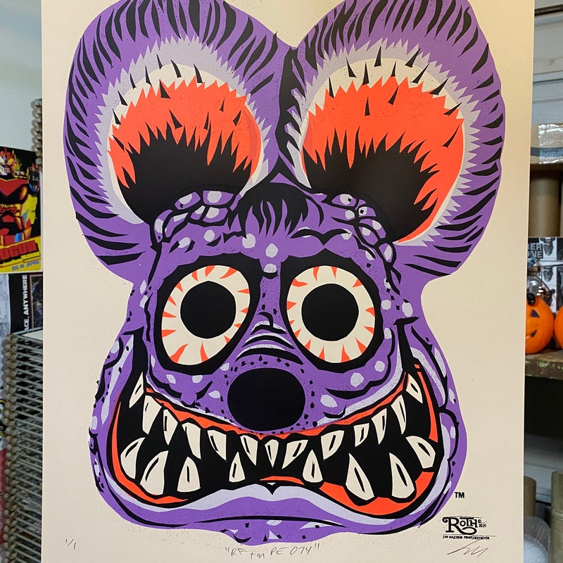 Rat Fink Mask - Etsy