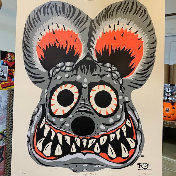 Rat Fink Mask - Etsy