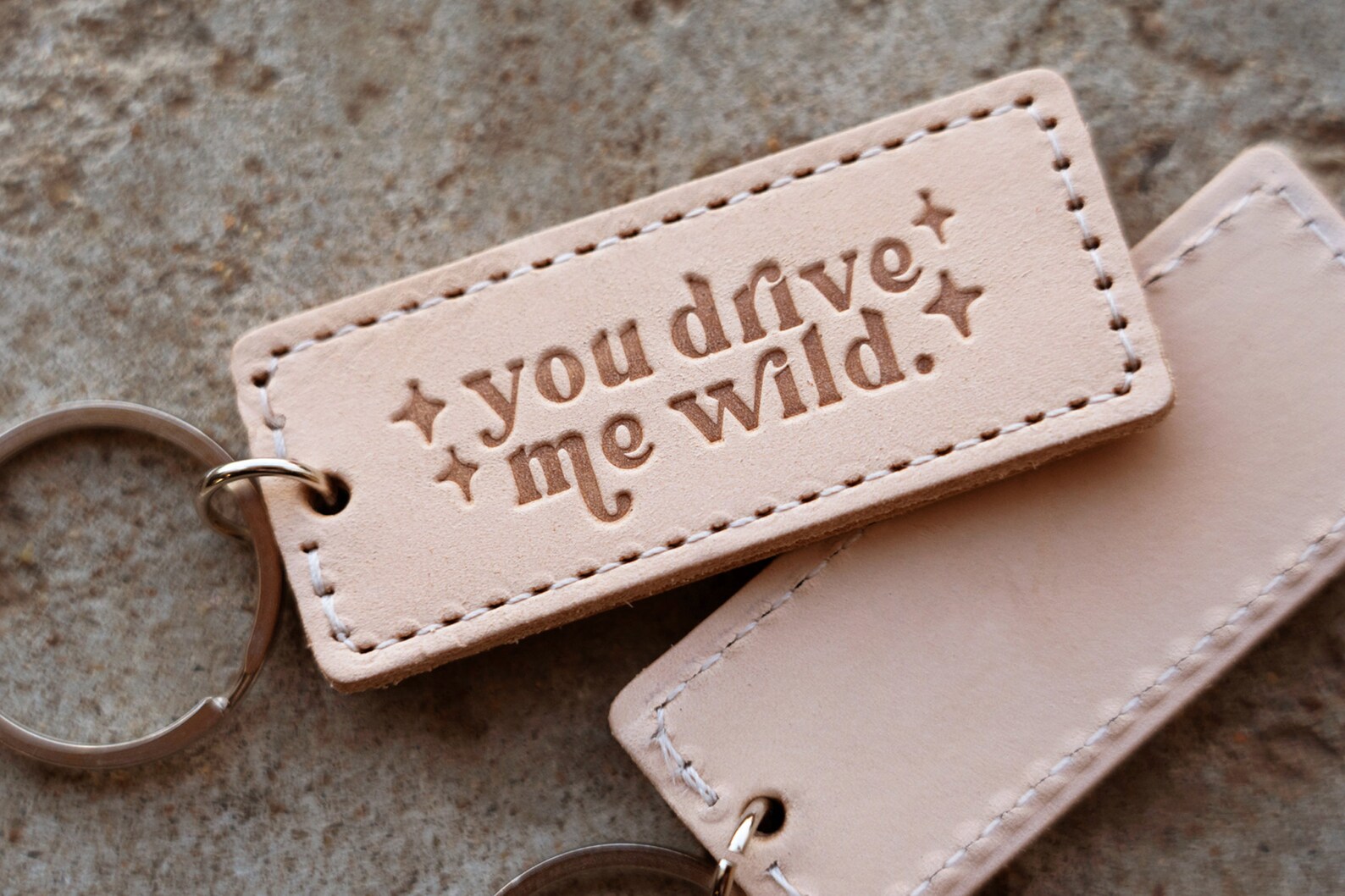 You Drive Me Wild Custom Keychain, Leather Keychains Favors for Guests ...