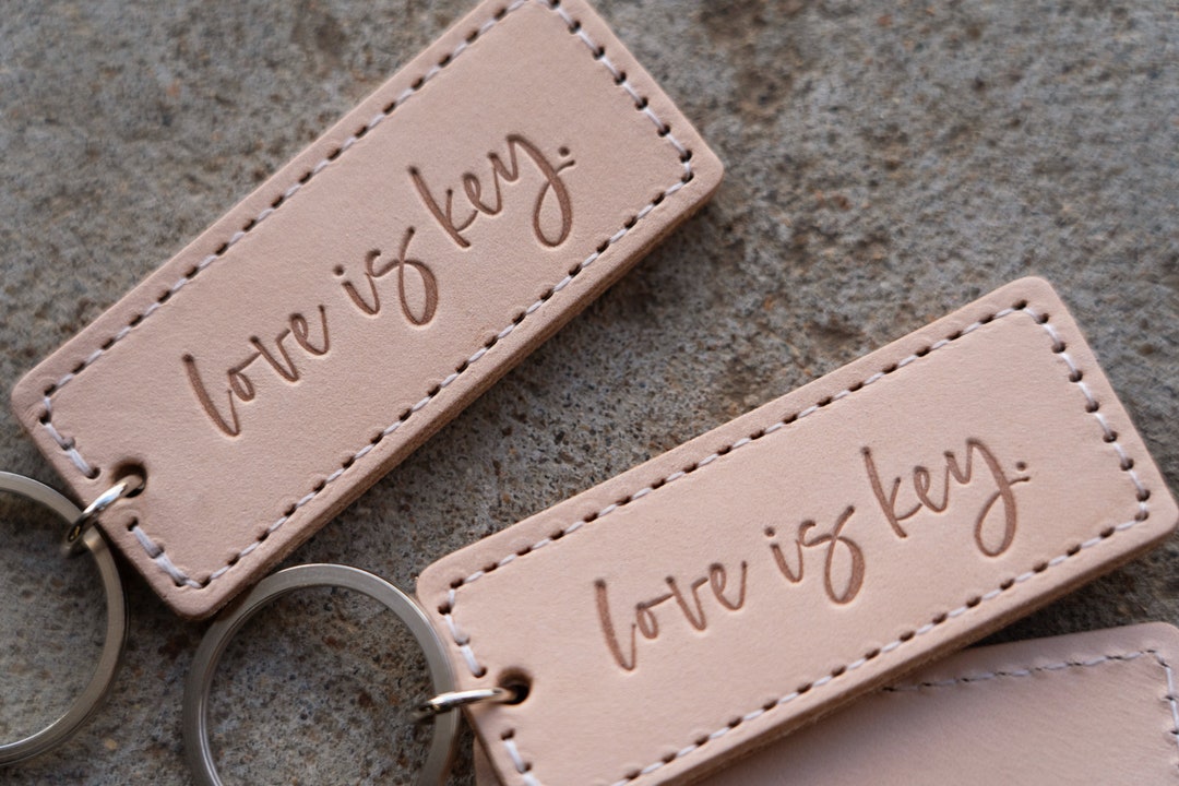 Love is Key | Keychain Wedding Favors or Bridesmaid Gift - Custom ...