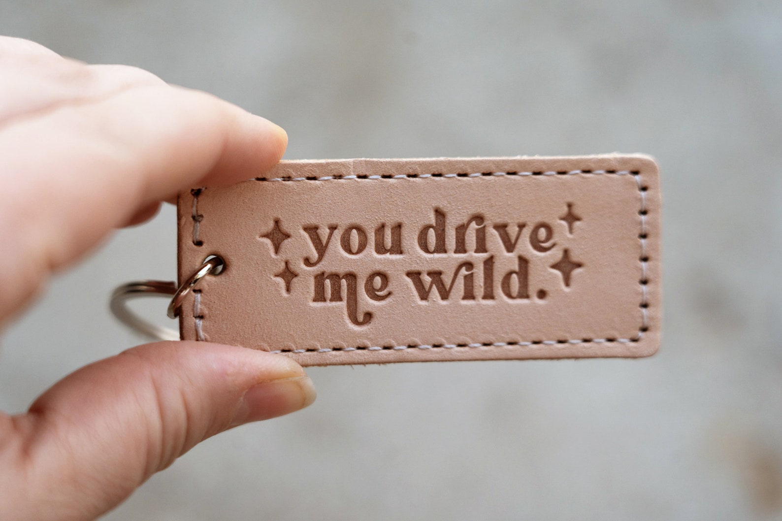 You Drive Me Wild | Custom Keychain, Leather Keychains Favors for ...