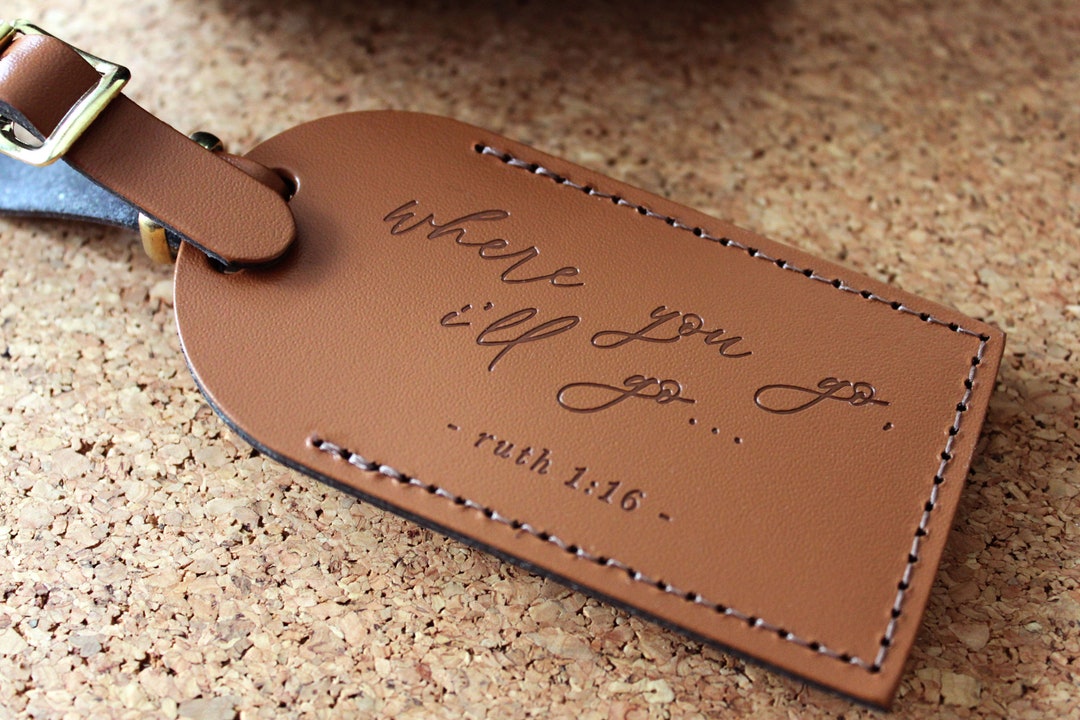 Christian Scripture Luggage Tags - Spiritual Gift Wedding Favors ...