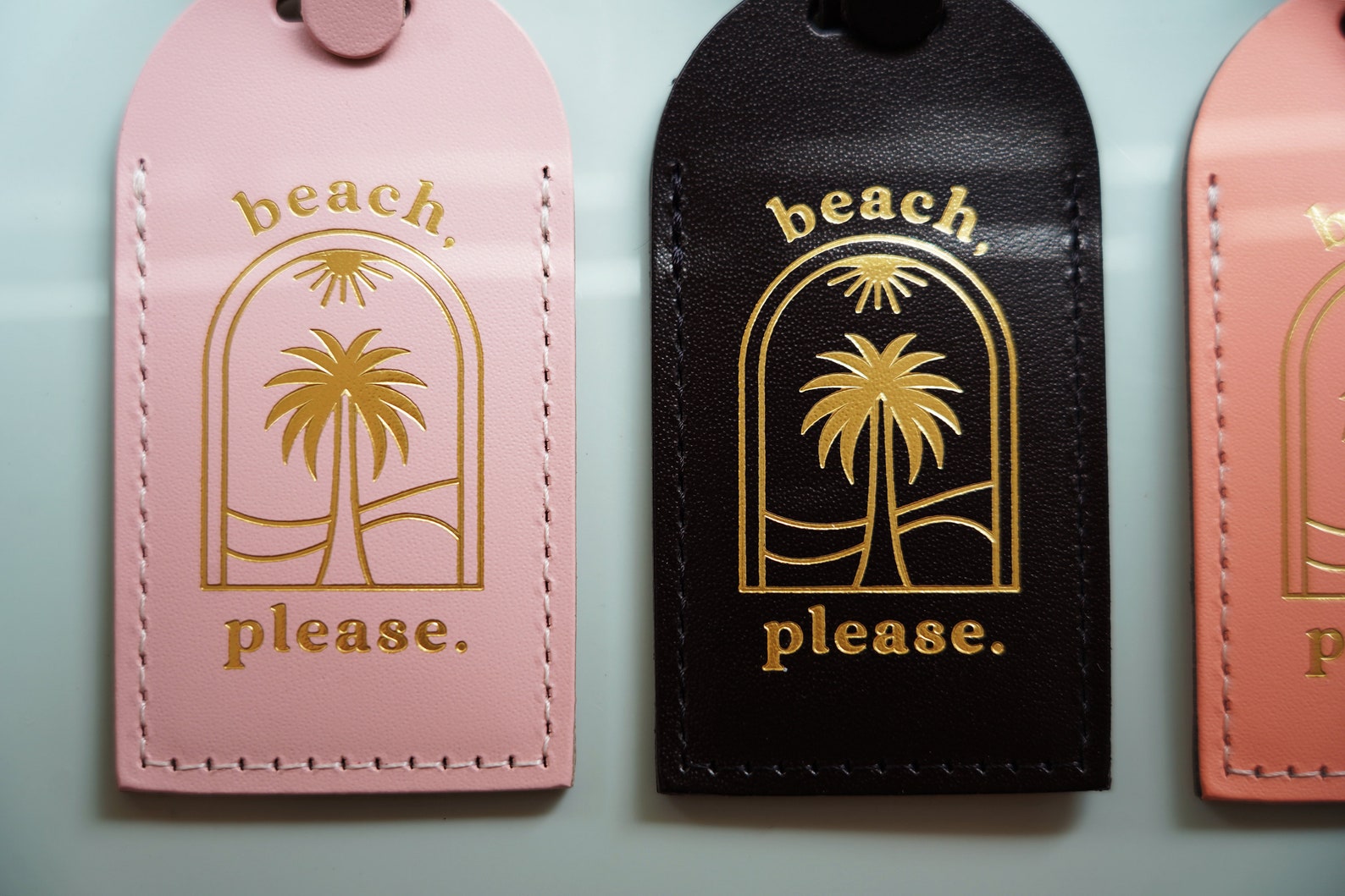 Beach Please Travel Luggage Tags Wedding Favors Unique - Etsy