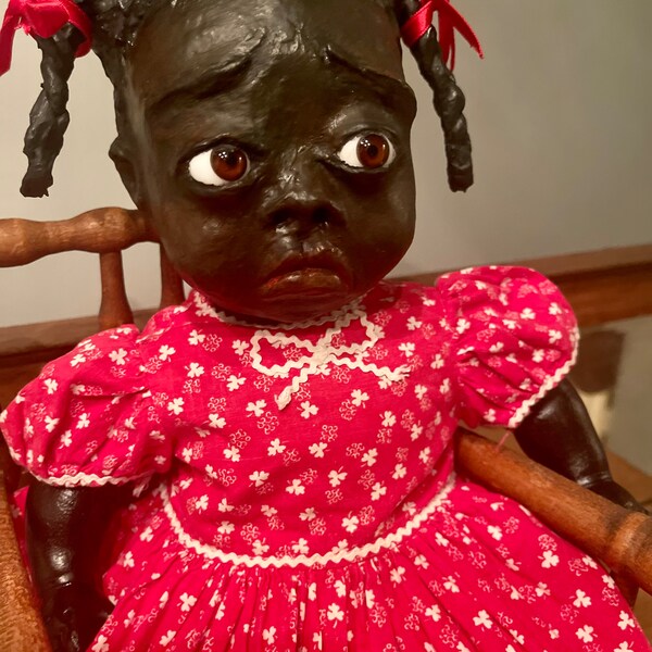 Paper Mache Doll - Etsy