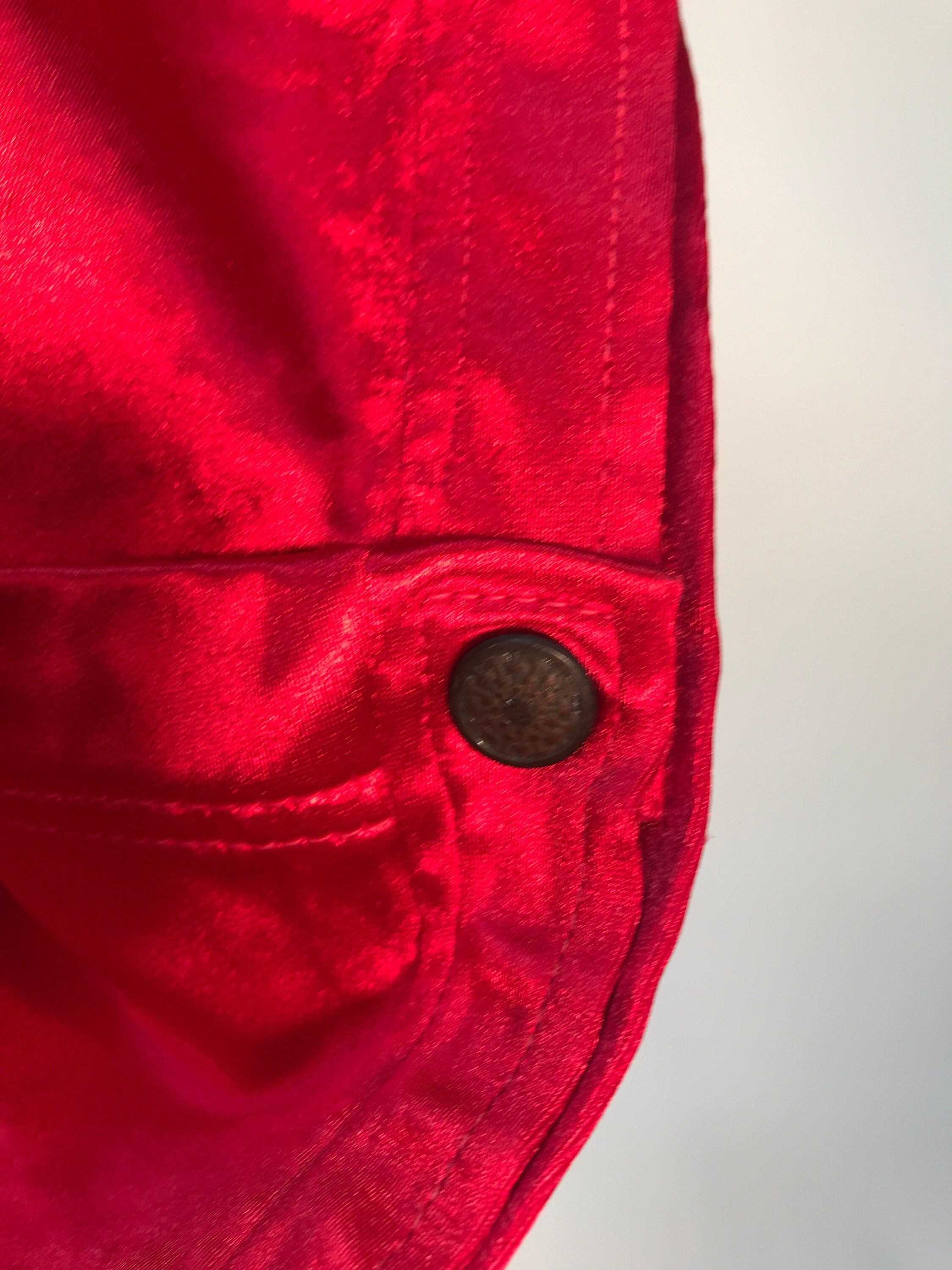 Easy Red Shimmer Tight Pants 70s Jumping Jack Flash NYC - Etsy