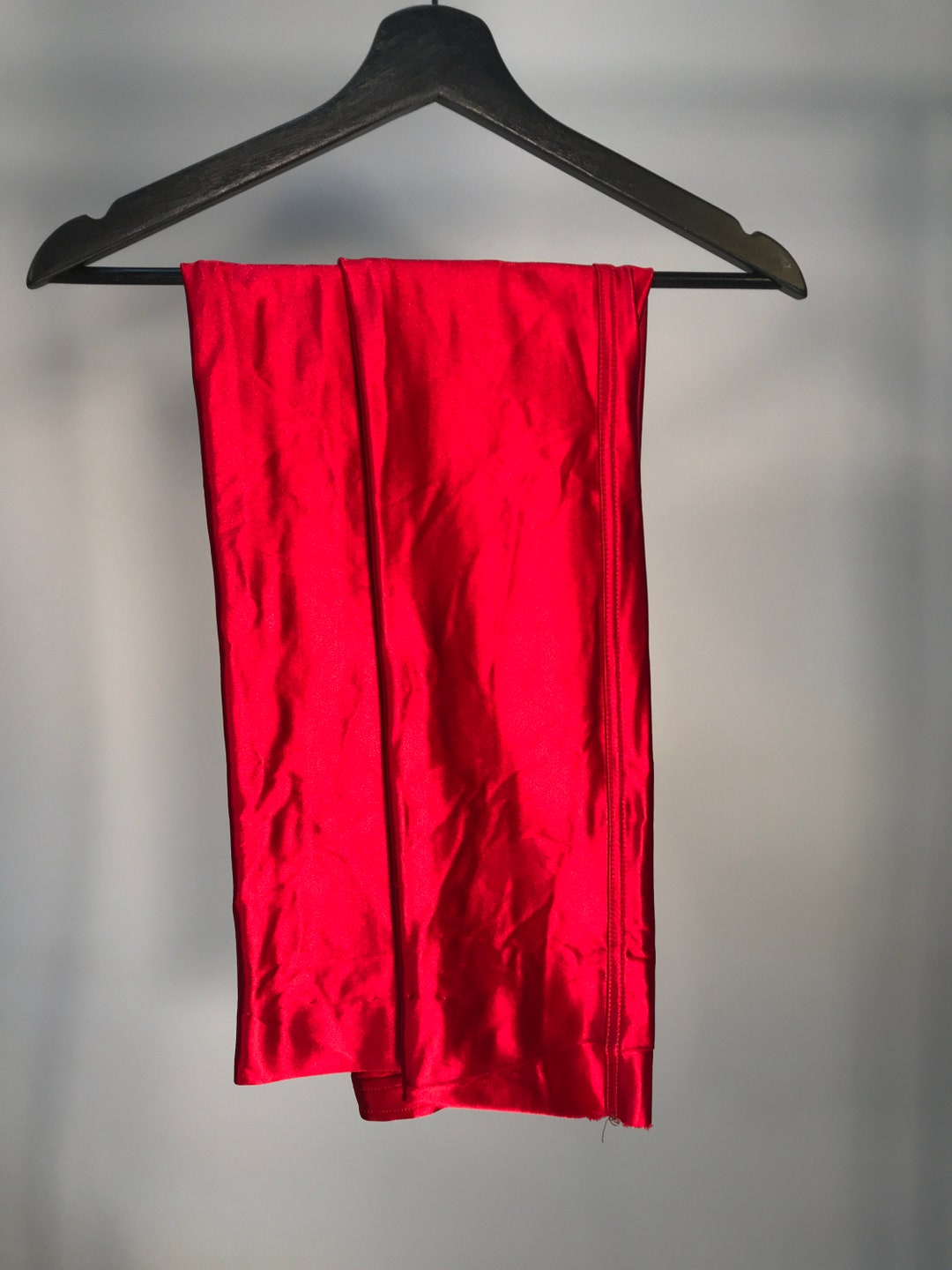Easy Red Shimmer Tight Pants 70s Jumping Jack Flash NYC - Etsy