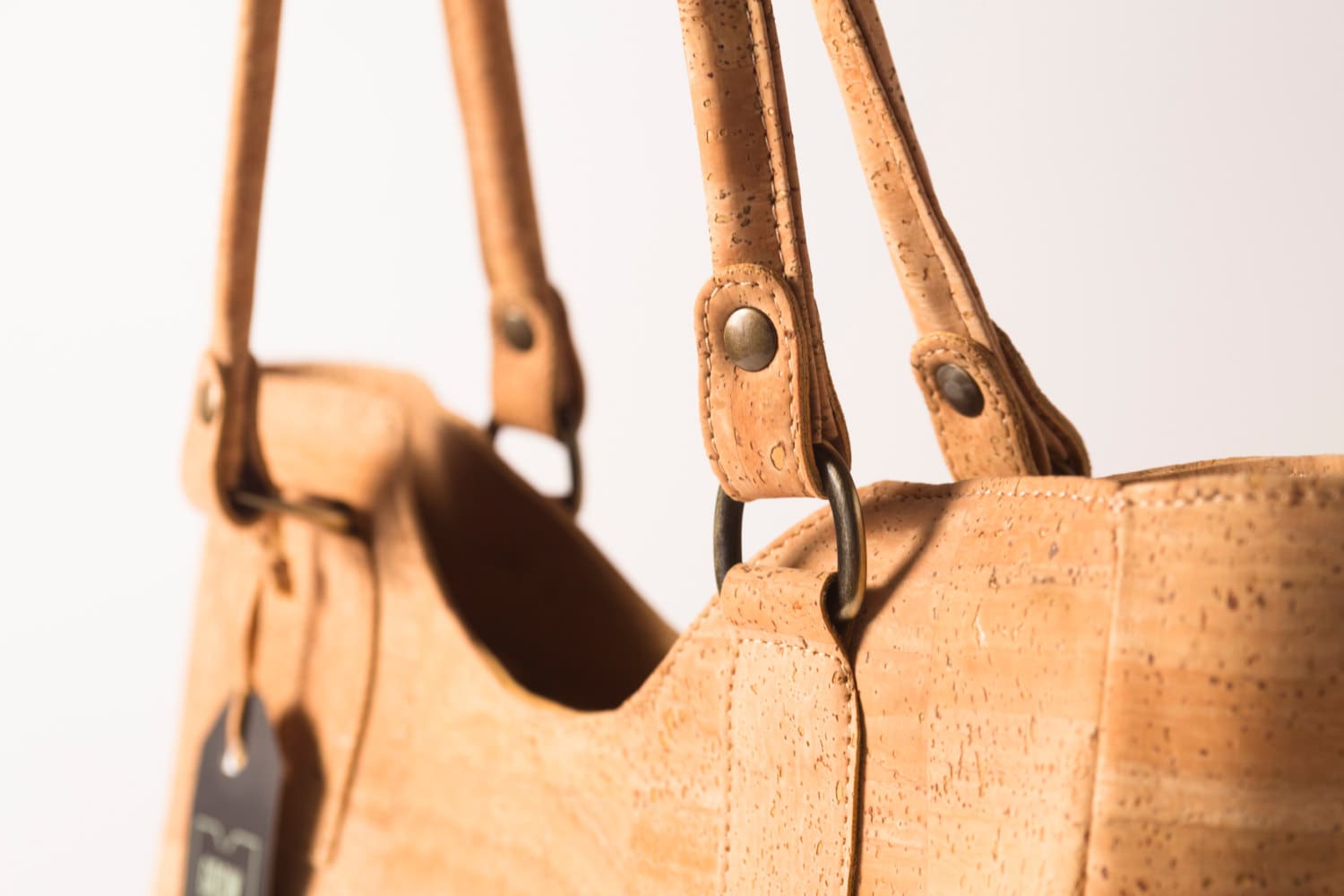 Beautiful Tote Handbag From Natural Cork Vegan Bag Cork Bag - Etsy