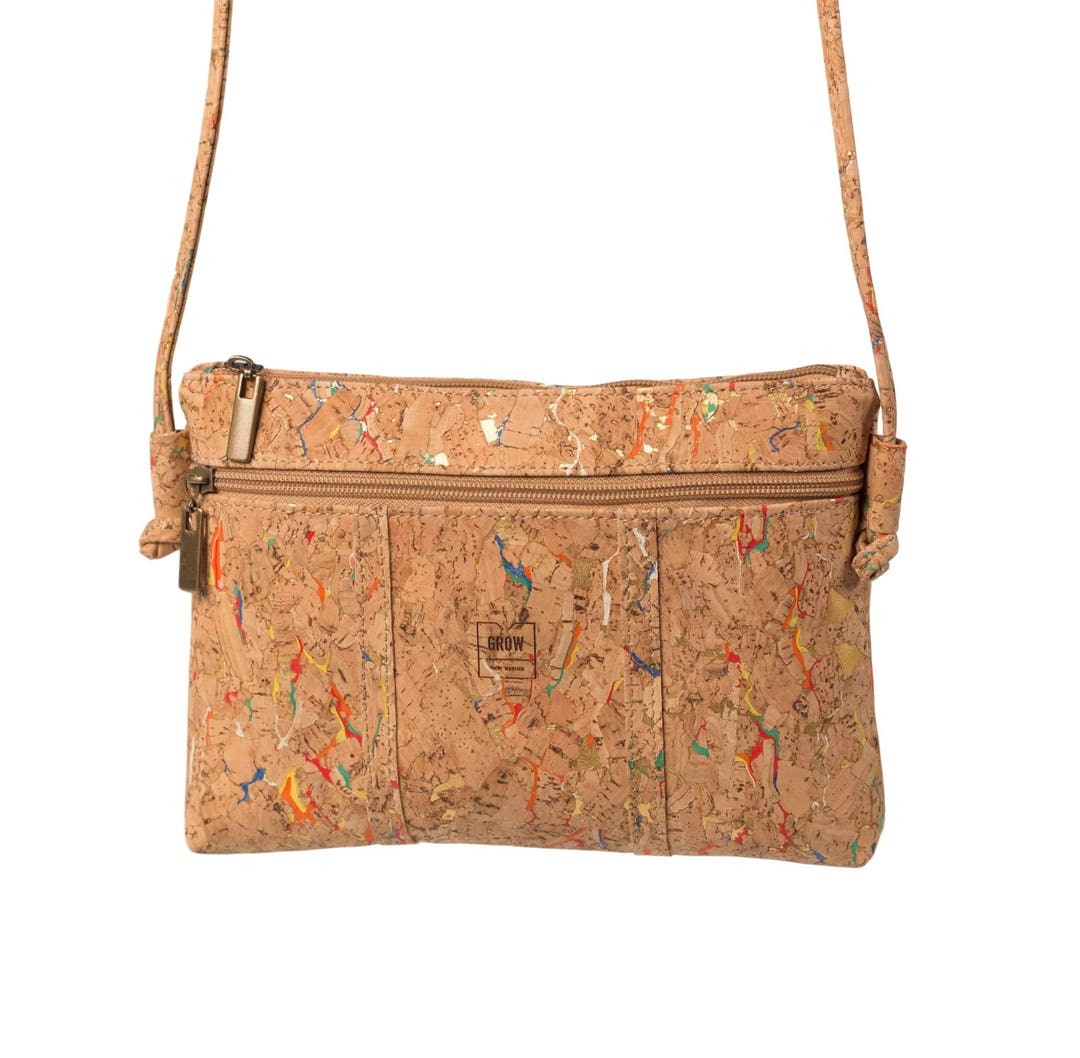 Cork Crossbody Bag, Vegan Leather, Made in Portugal - Etsy