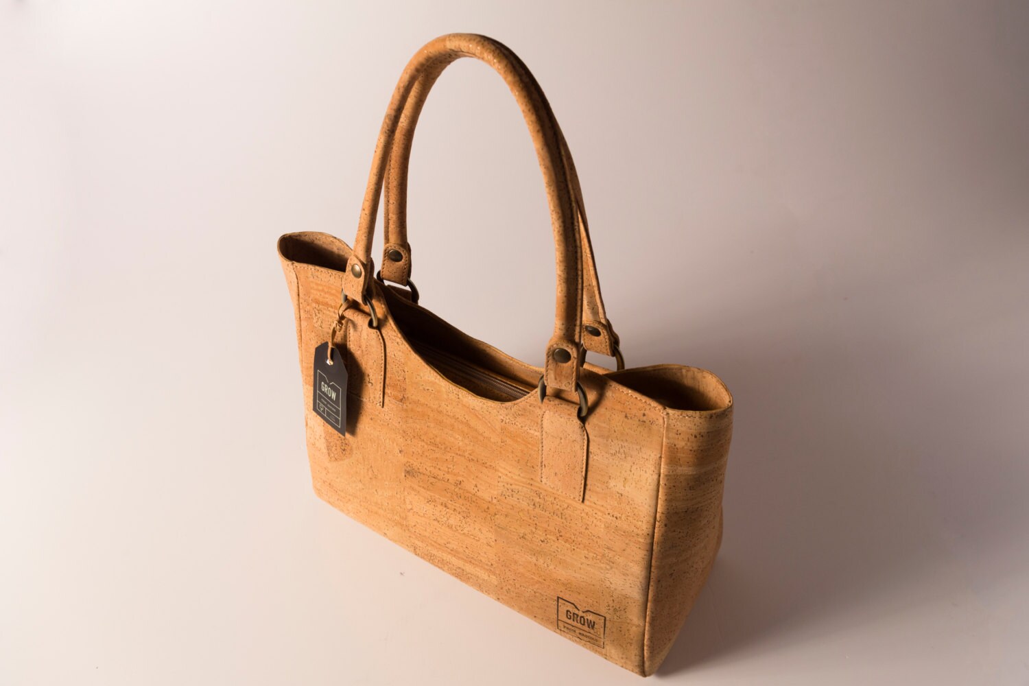 Beautiful Tote Handbag From Natural Cork - Etsy