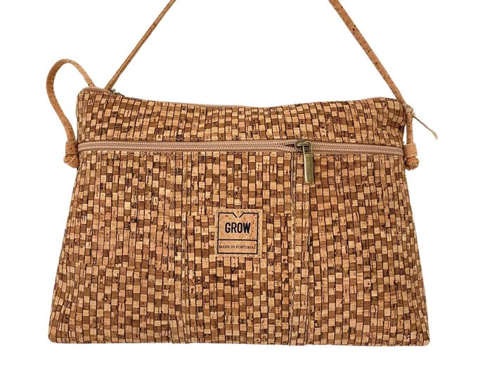 Cork Crossbody Bag/cork Purse/cork Shoulder Bag/rainbow Cork Crossbody ...