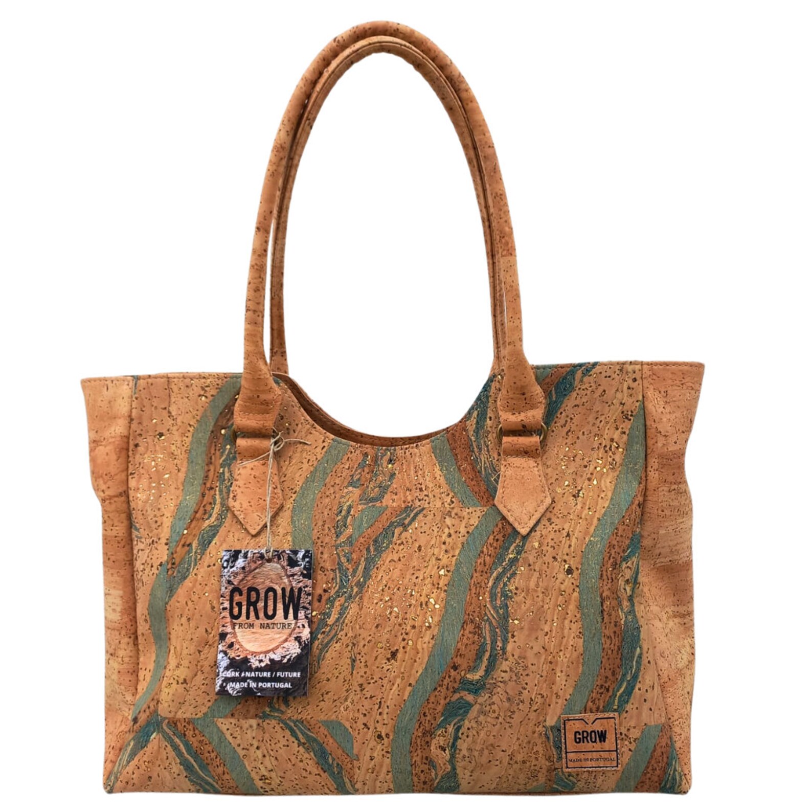 Beautiful Tote Handbag From Natural Cork - Etsy