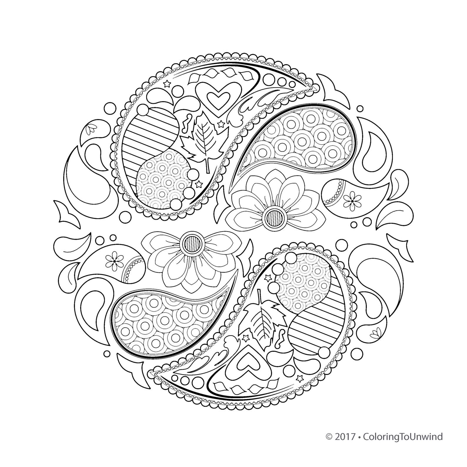 Autumn Reflections Coloring Page - Instant Digital Download - Etsy