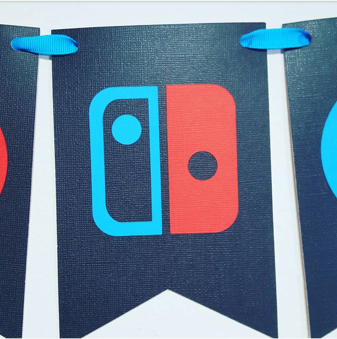 Set of 3 Blue and Red Game Controller Banners Happy Birthday - Etsy