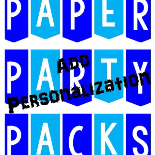 PaperPartyPacks - Etsy