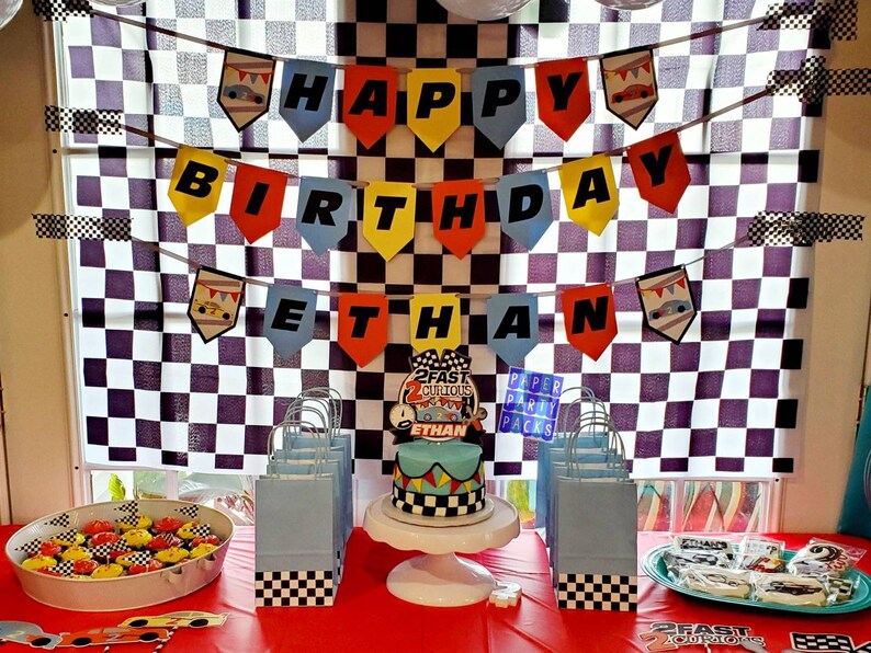 Two Fast 2 Curious Cake Topper - Etsy