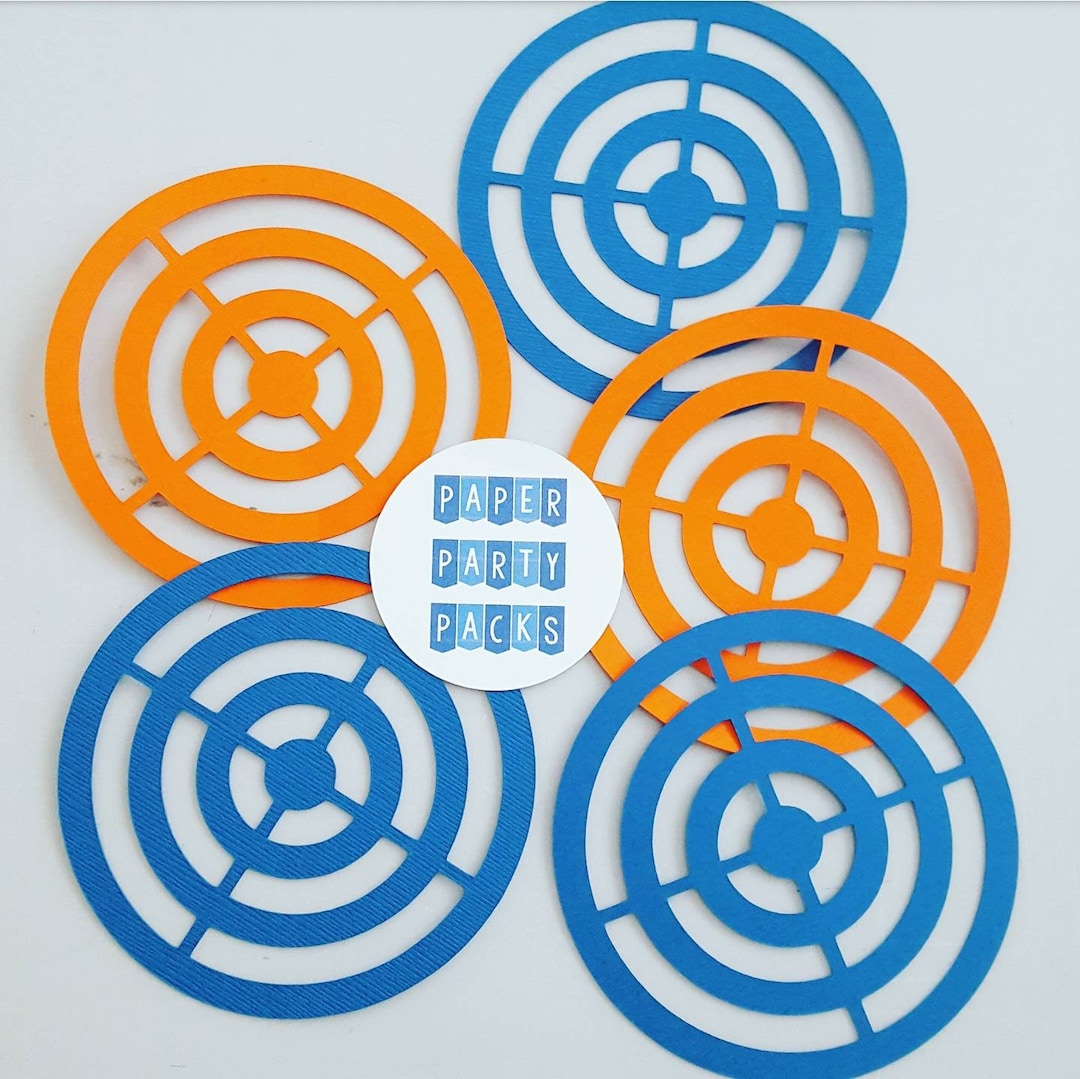 Set of 10 Target Cutouts Centerpieces Photo Prop Wall Decoartion Target ...