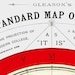 Flat Earth Map. 1892 Gleason's New Standard Map of the World Large 24 ...