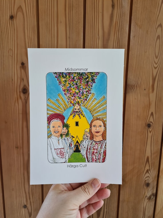Villain Clans Harga Cult midsommar Printed on Heavyweight - Etsy