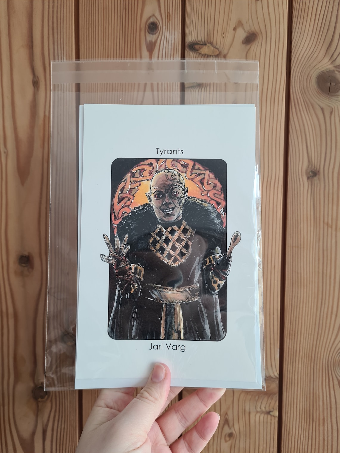 Villain Clans Jarl Varg Norsemen A6/A5/A4 print on | Etsy