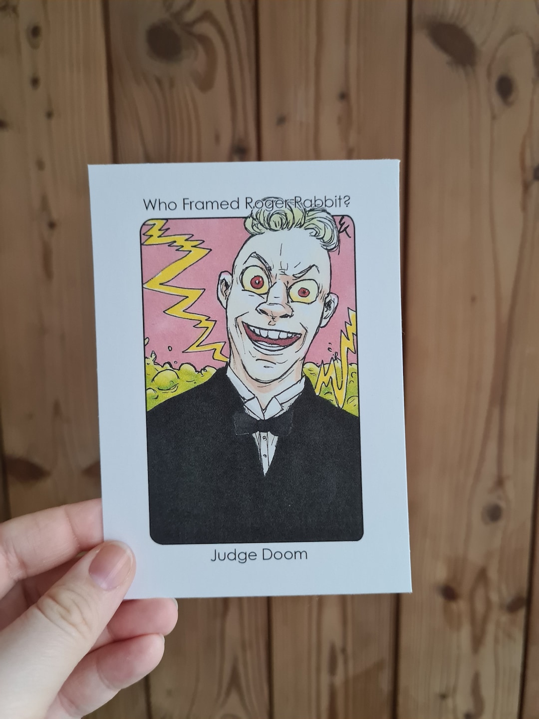 Villain Clans Judge Doom (who Framed Roger Rabbit?) - A6/A5/A4 Print on ...