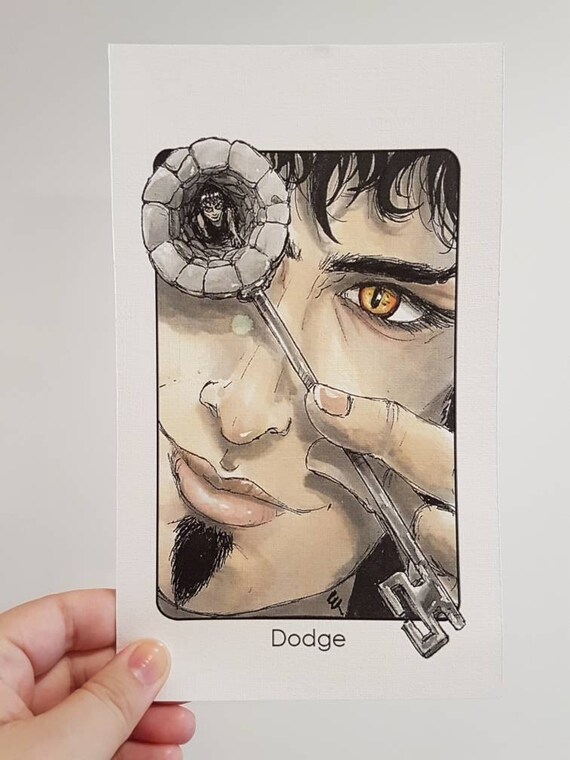 Villain Clans Dodge Locke and Key A6/A5/A4 print on | Etsy
