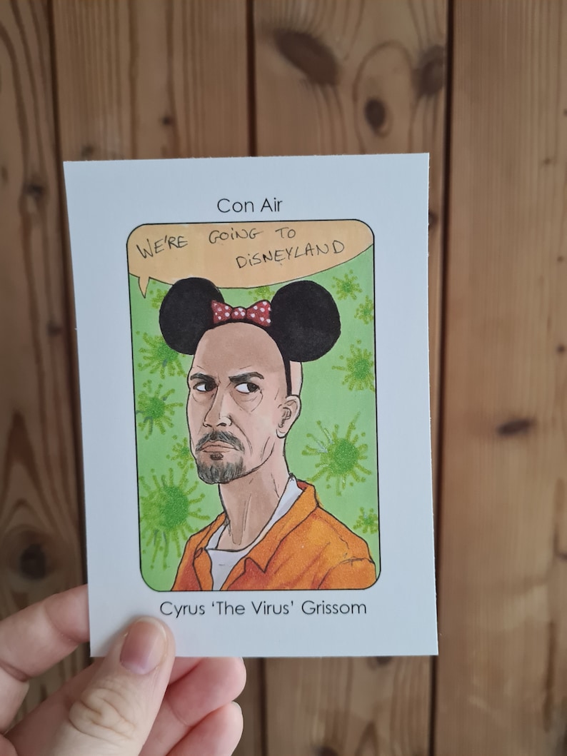 Villain Clans Cyrus 'the Virus' Grissom (con Air) - A6/A5/A4 Print on ...
