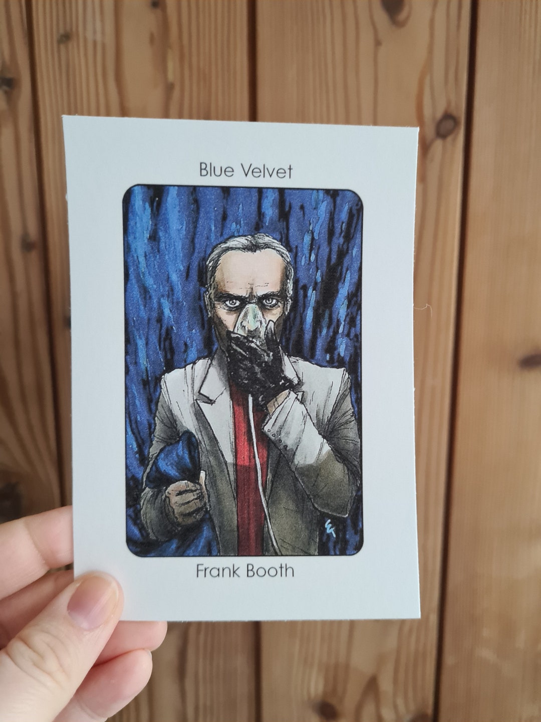 Villain Clans Frank Booth (blue Velvet) - A6/A5/A4 Print on Heavyweight ...