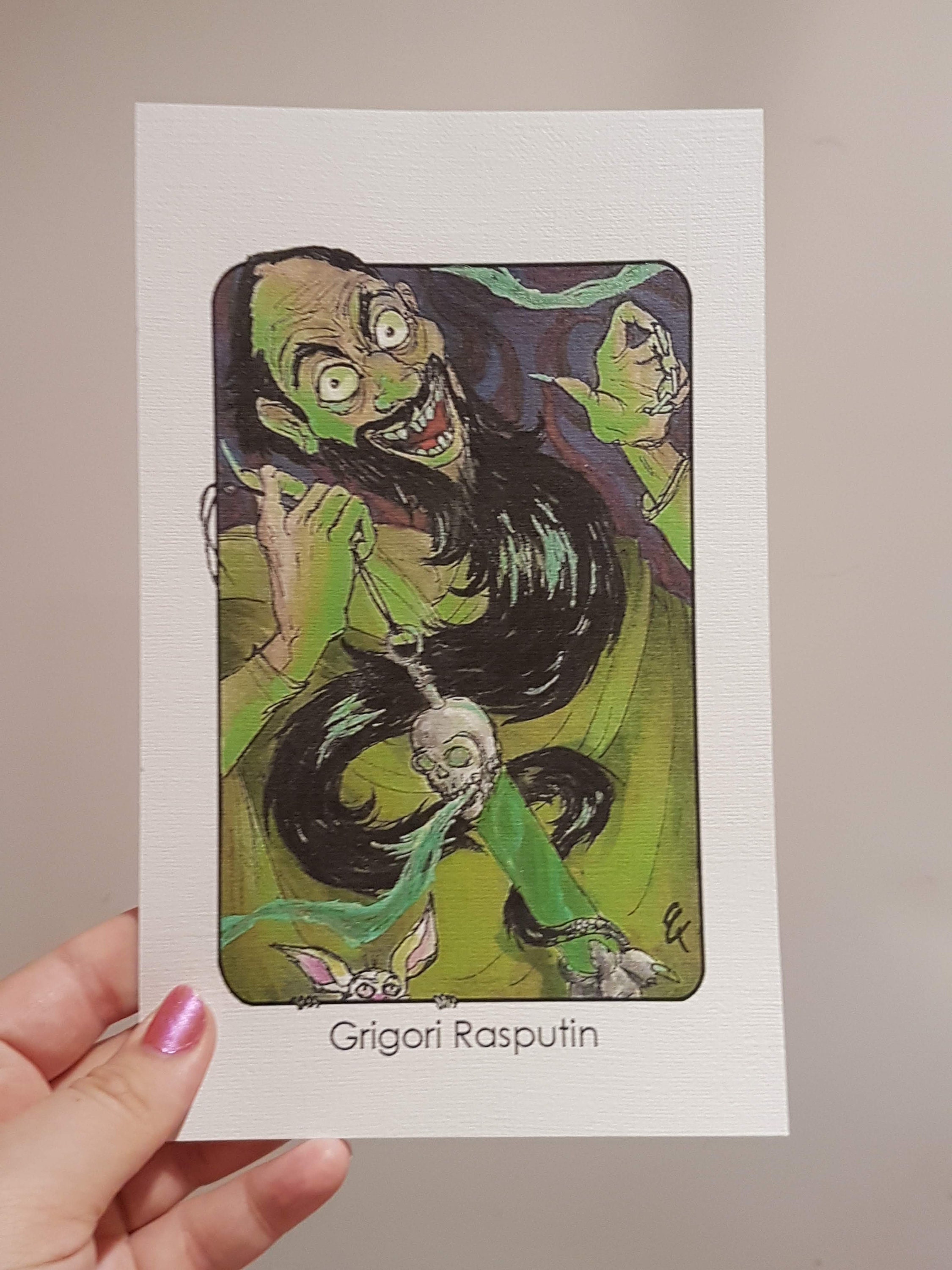 Villain Clans Grigori Rasputin Anastasia A6/A5/A4 print on | Etsy
