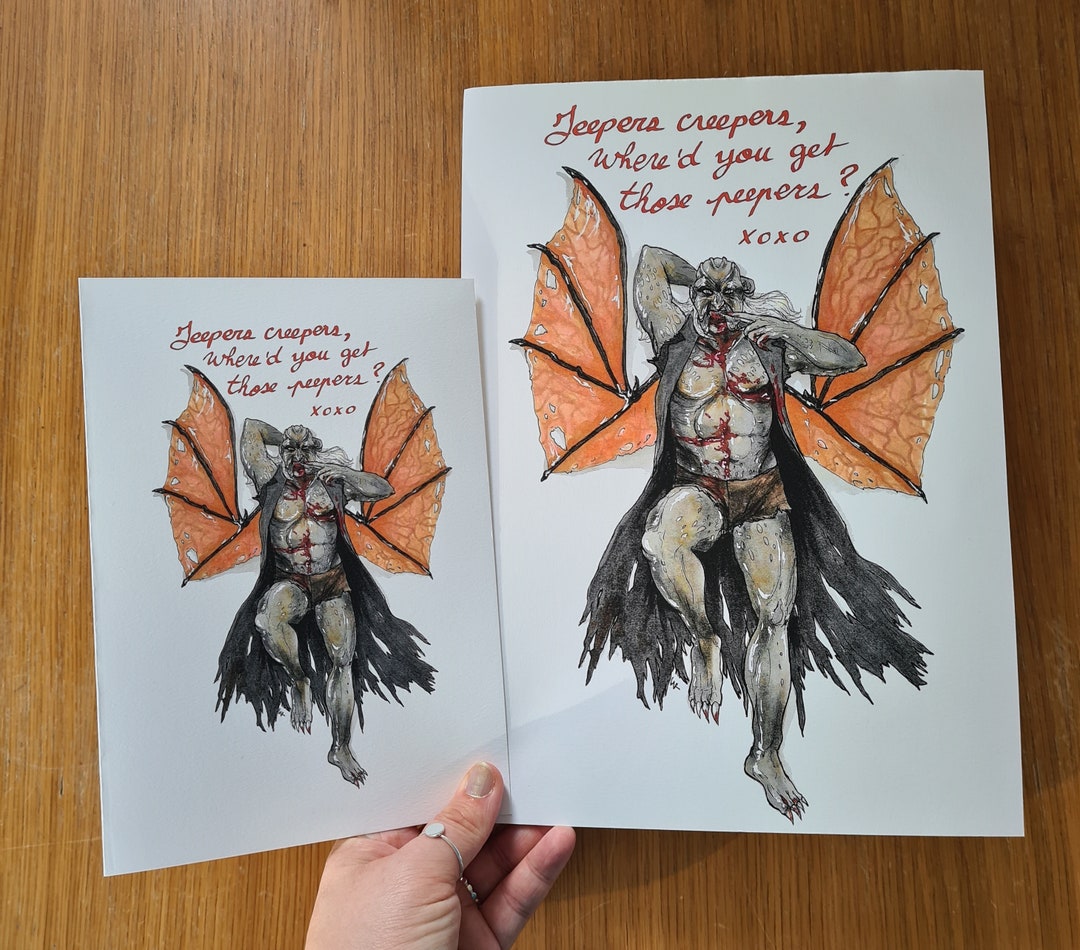 Creeper Pin- up / Romantic Print - Etsy