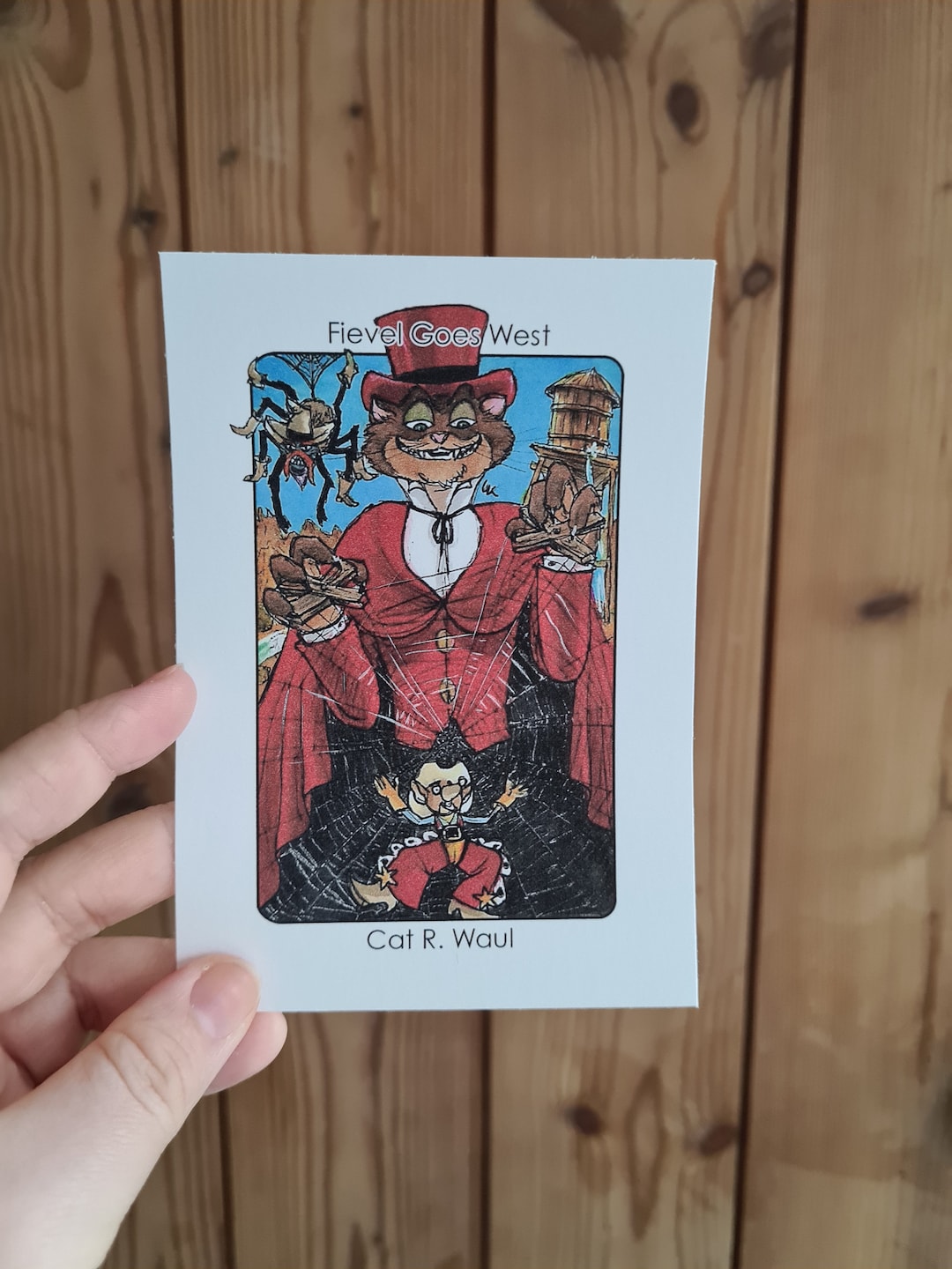 Villain Clans Cat R. Waul (an American Tale: Fievel Goes West) - A6/A5 ...