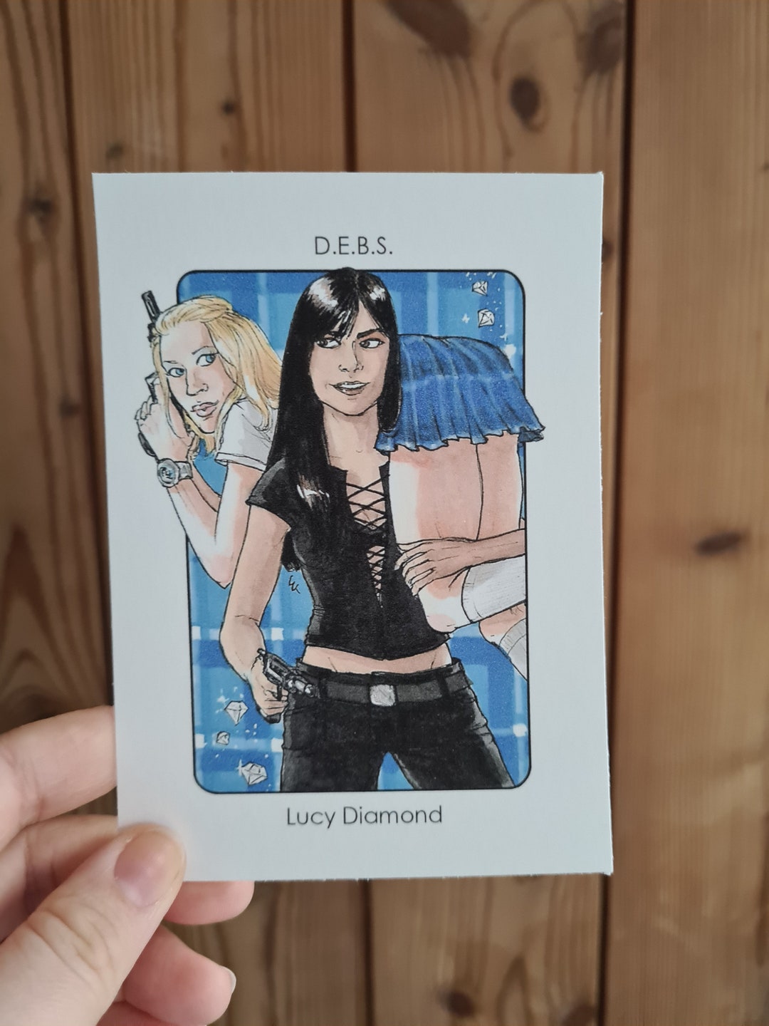 Villain Clans Lucy Diamond (D.E.B.S.) - A6/A5/A4 Print on Heavyweight Cartridge Paper - Etsy