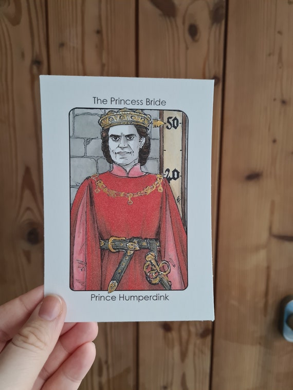 Villain Clans Prince Humperdink princess Bride A6/A5/A4 | Etsy