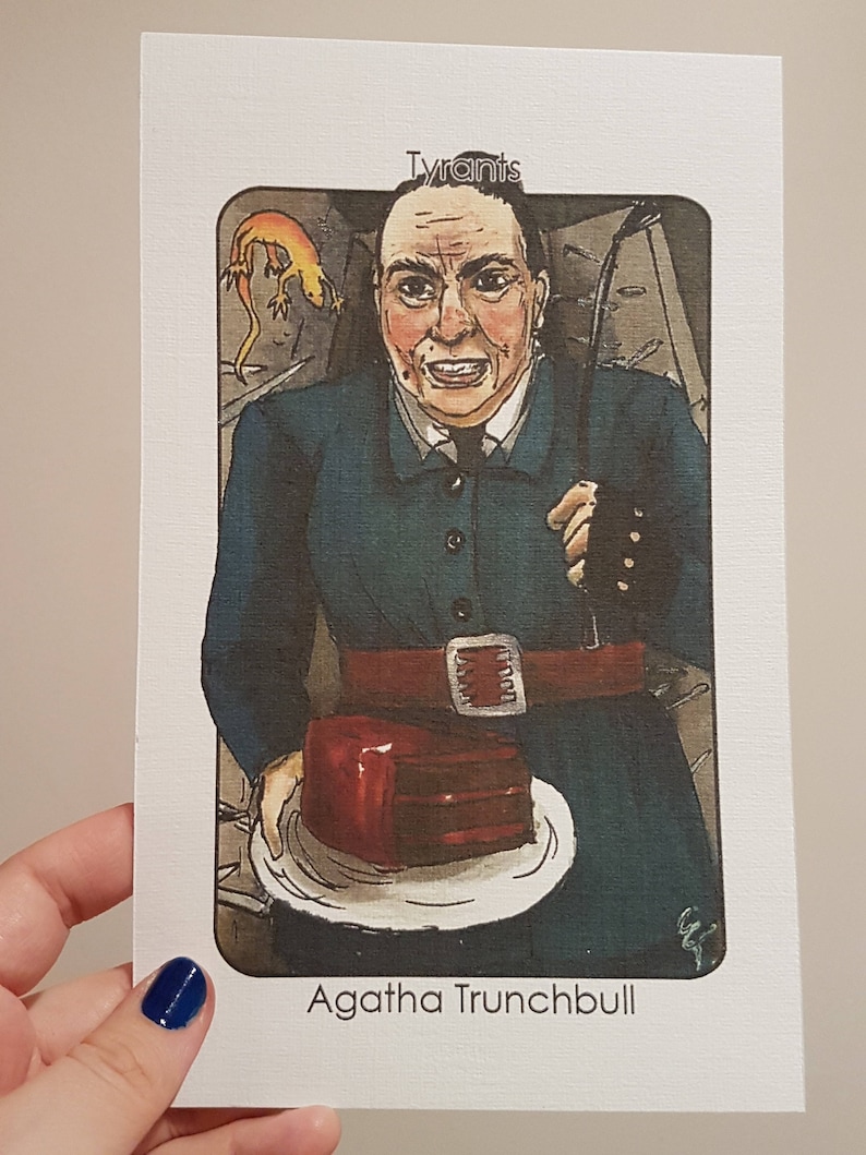 Villain Clans Agatha Trunchbull (matilda) - A6/A5/A4 Print on ...