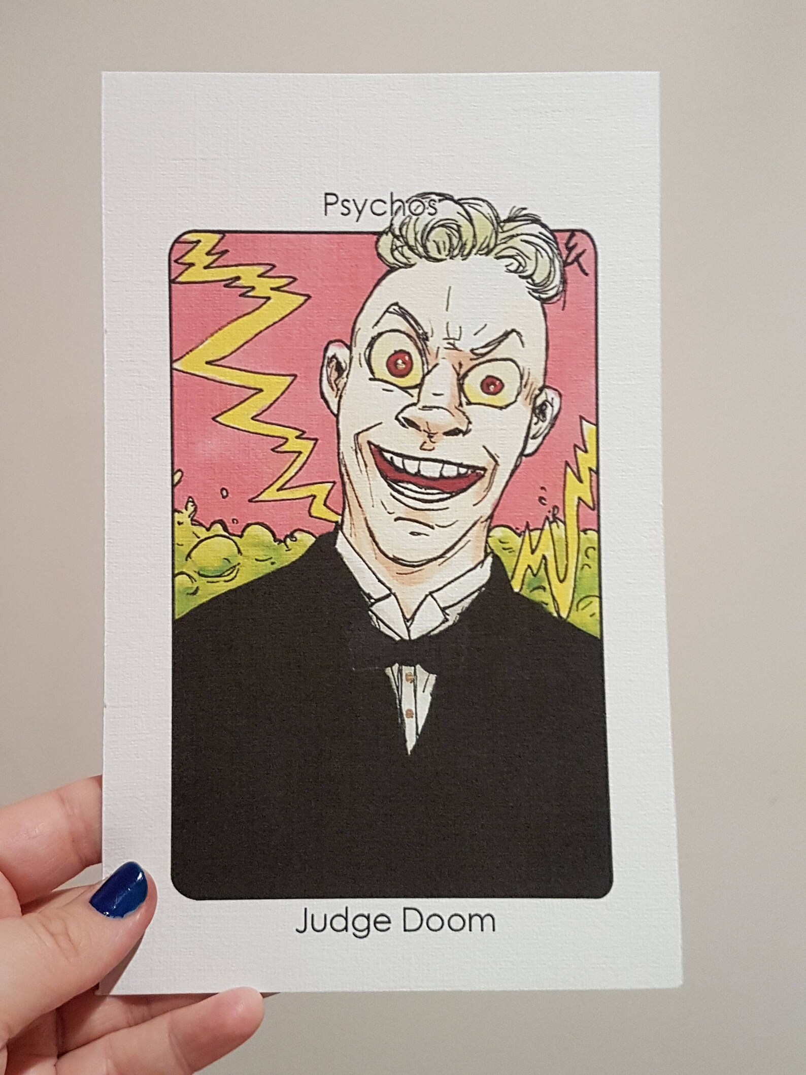 Villain Clans Judge Doom (who Framed Roger Rabbit?) - A6/A5/A4 Print on ...