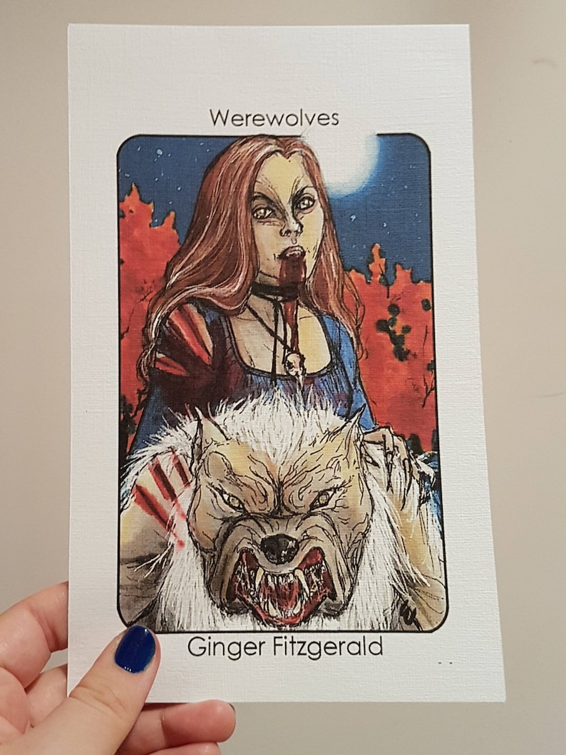 Villain Clans Ginger Fitzgerald ginger Snaps A6/A5/A4 - Etsy