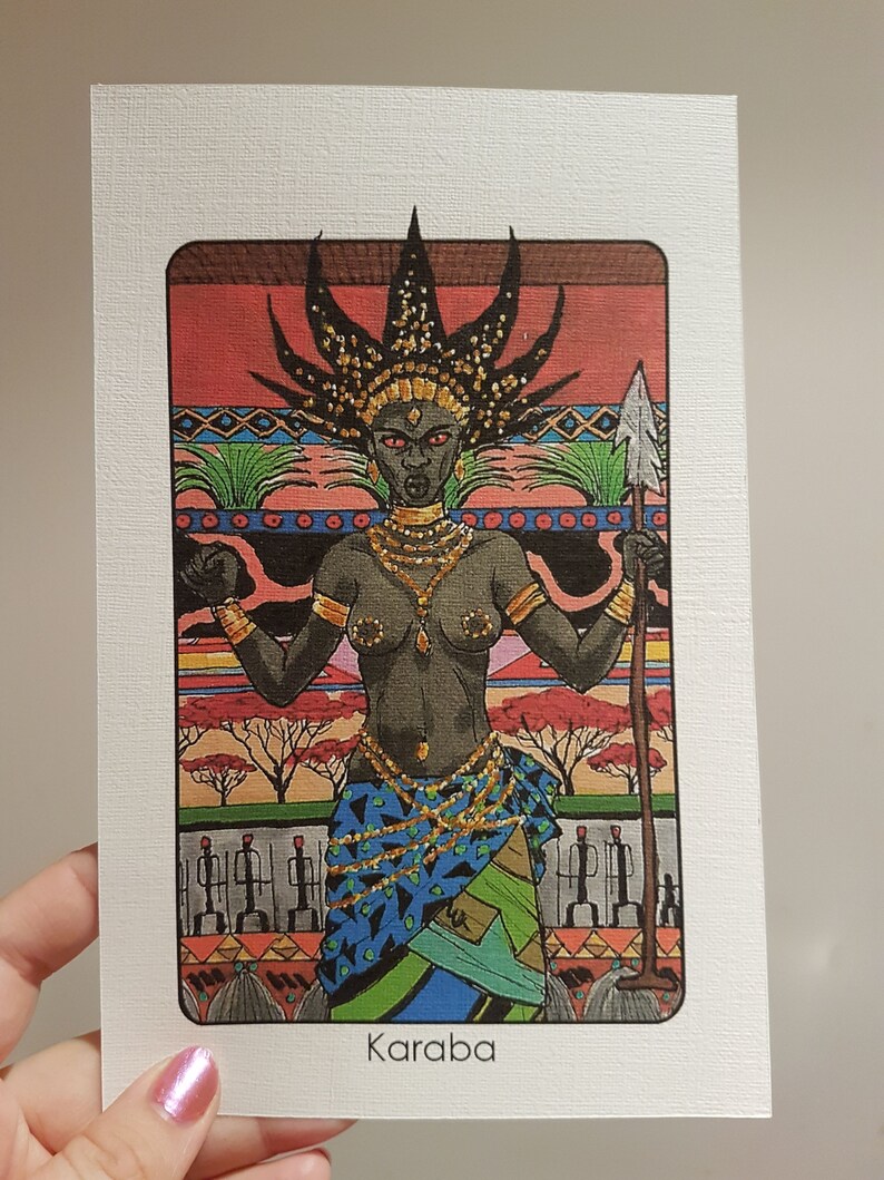 Villain Clans Karaba Kirikou et la Sorciere A6/A5/A4 print | Etsy