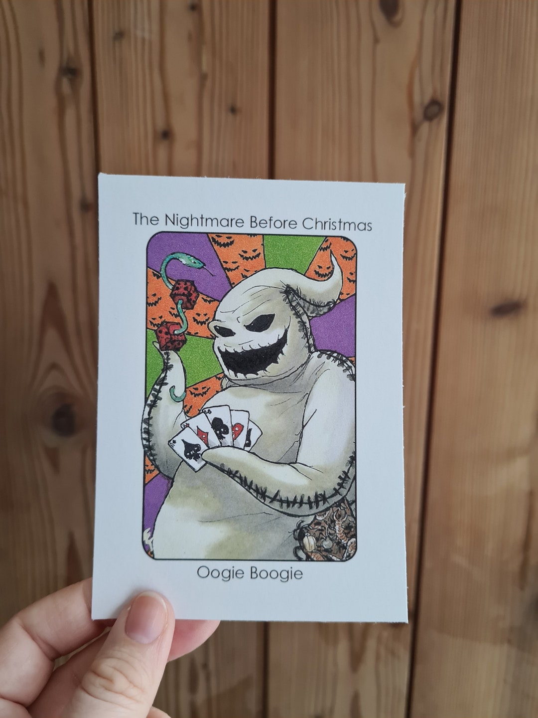 Villain Clans Oogie Boogie (nightmare Before Christmas) - A6/A5/A4 ...