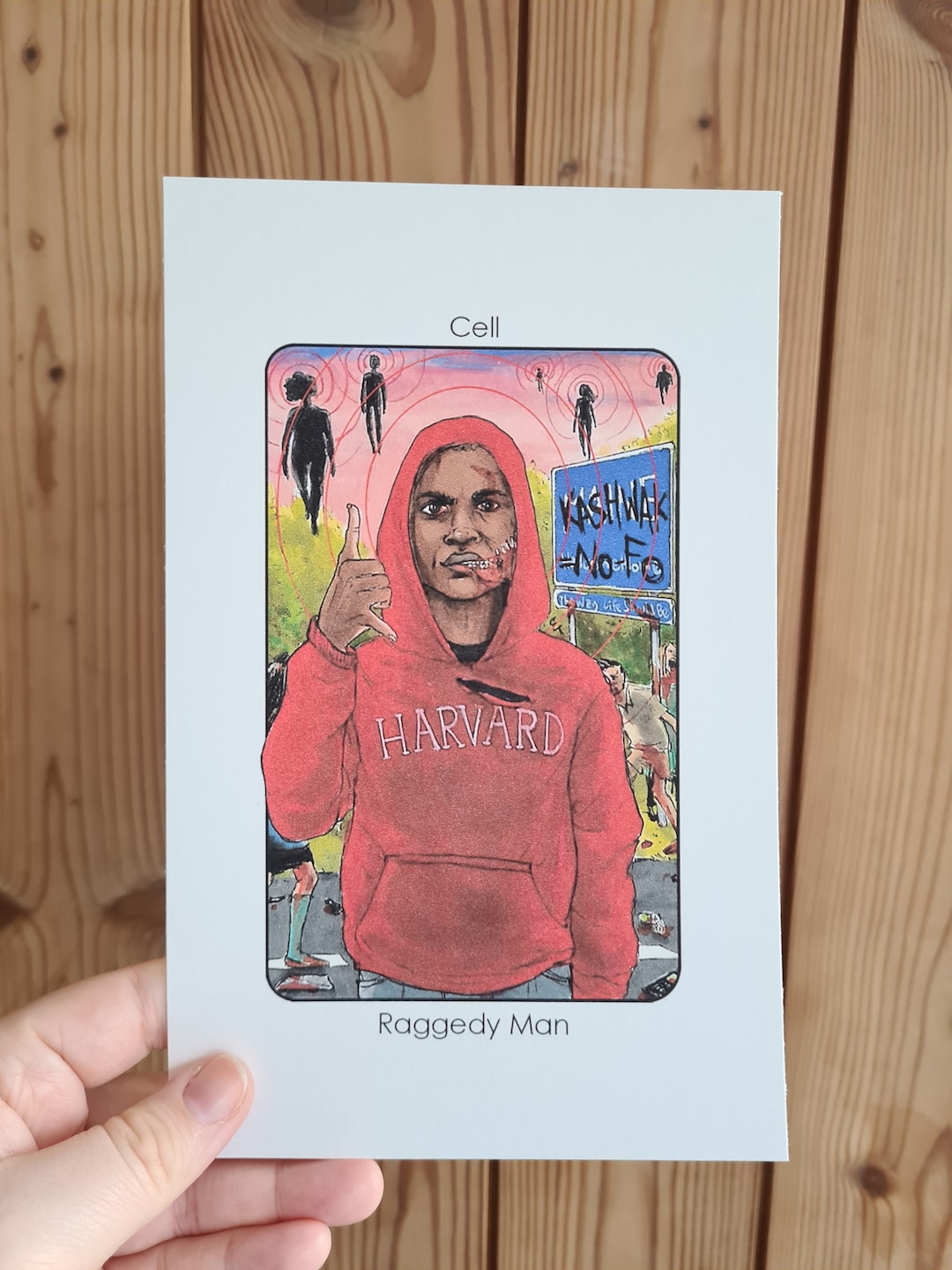 Villain Clans Raggedy Man (cell) - Printed on Heavyweight Cartridge ...