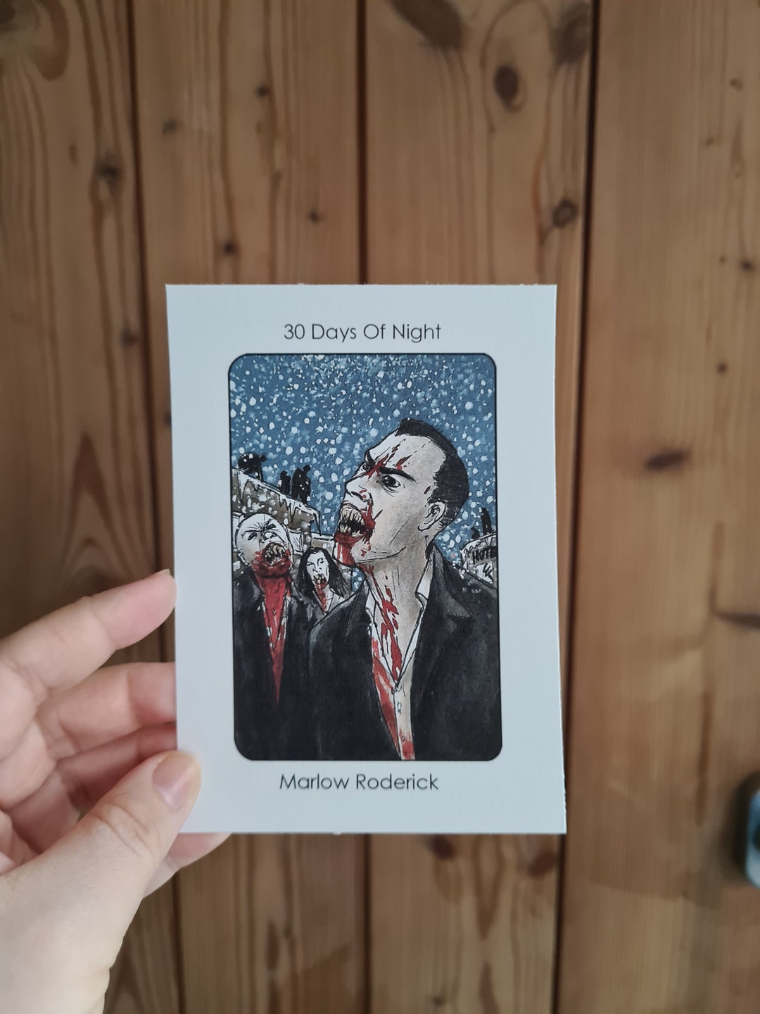 Villain Clans Marlow Roderick 30 Days of Night A6/A5/A4 Print on ...