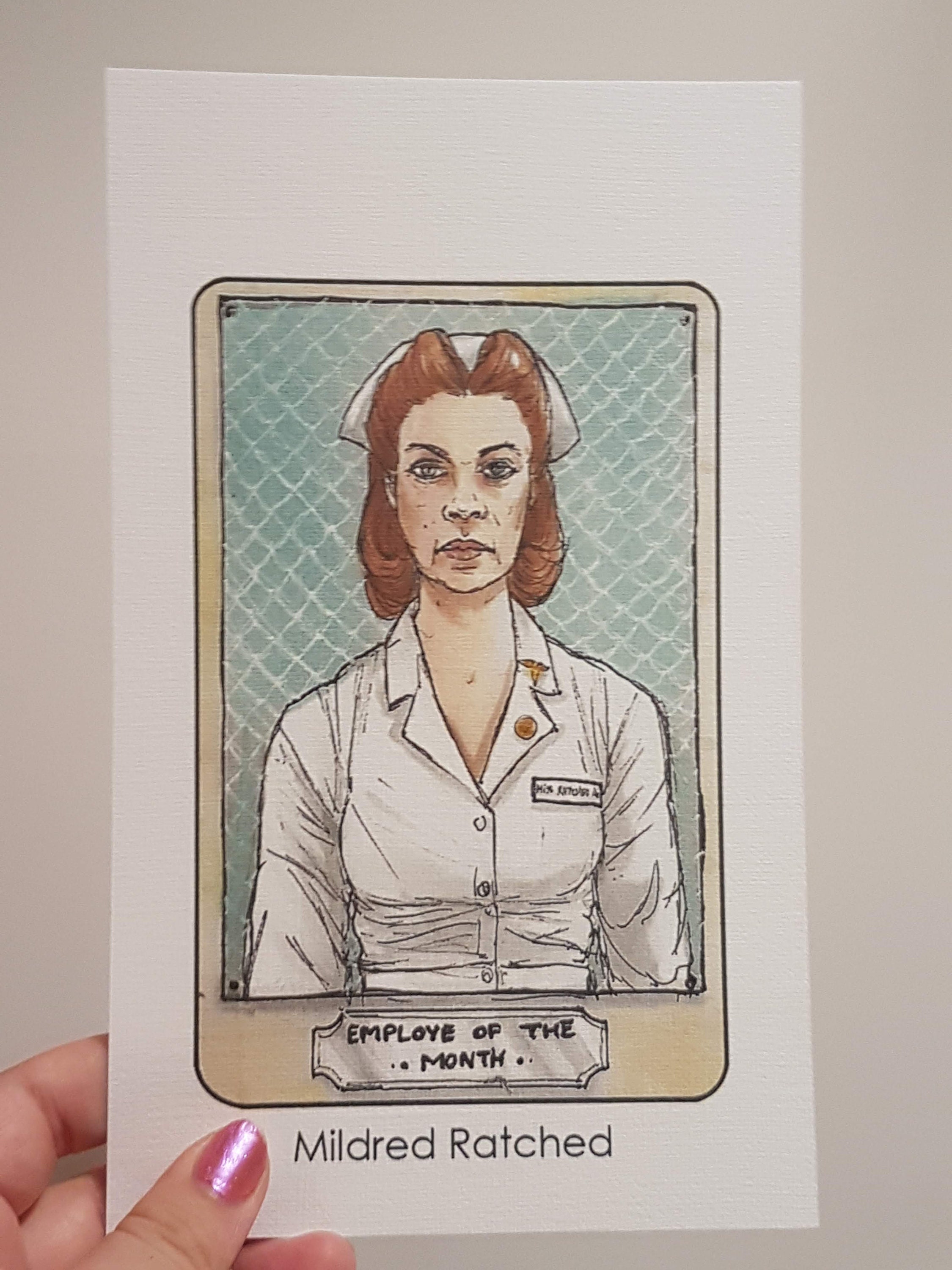 Villain Clans Nurse Mildred Ratched One flew over the | Etsy