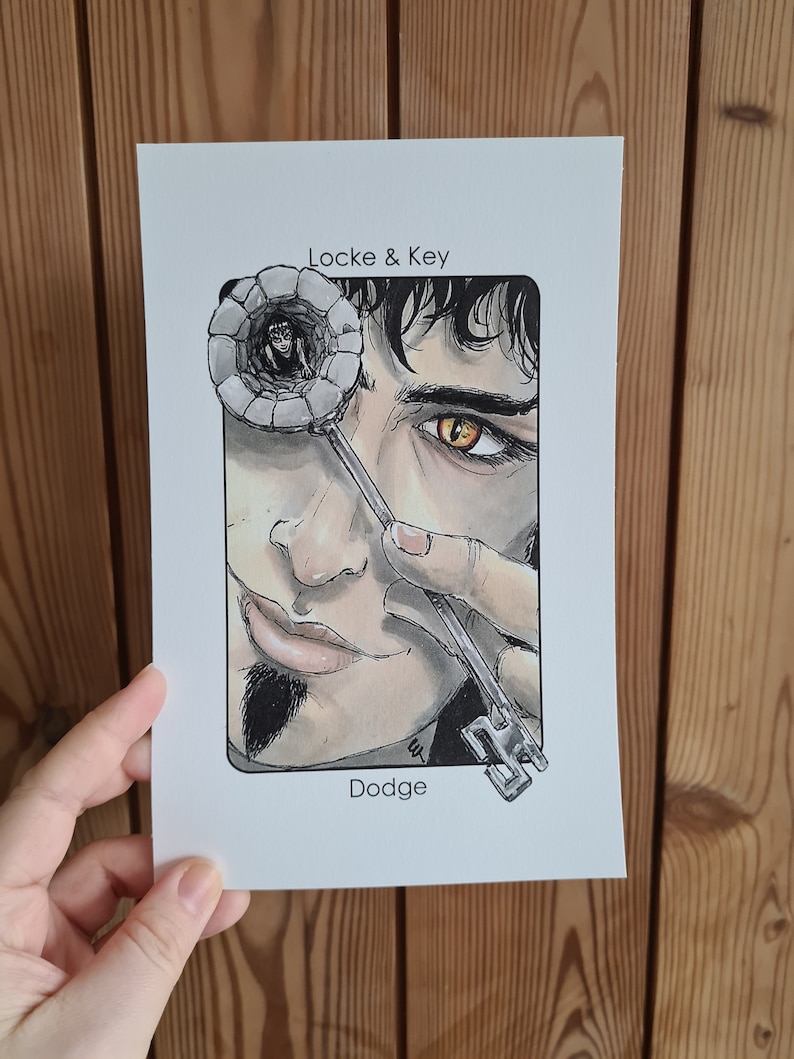 Villain Clans Dodge (locke and Key) - A6/A5/A4 Print on Heavyweight ...